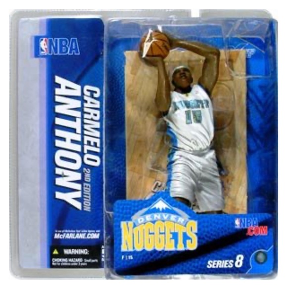 Toys | Nwt Carmelo Anthony Mcfarlane Nba 2nd Ed Denver Nuggets Series 8 ...